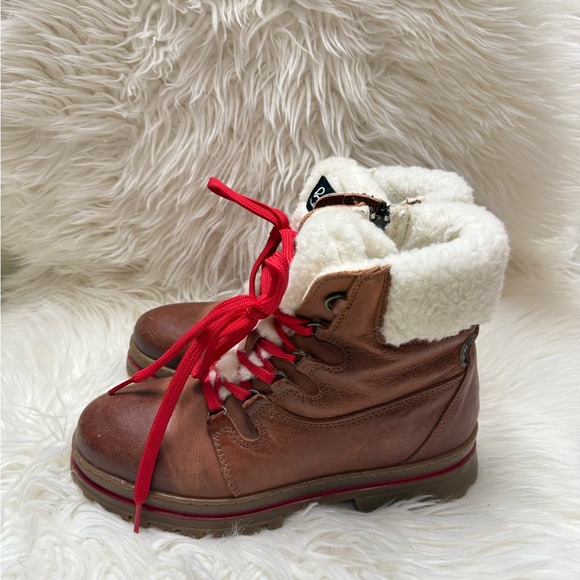 BULLE | Shoes | Bulle Womens 38 Sherpa Leather Winter Boots | Poshmark